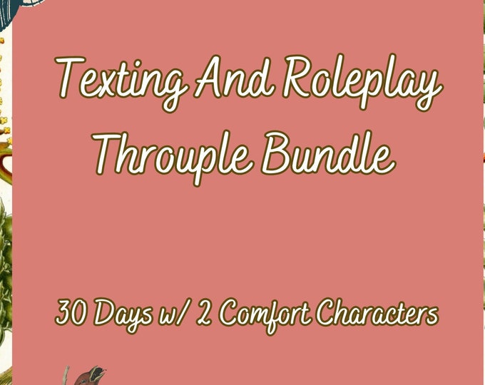 Comfort Character Throuple Roleplay Bundle - Etsy