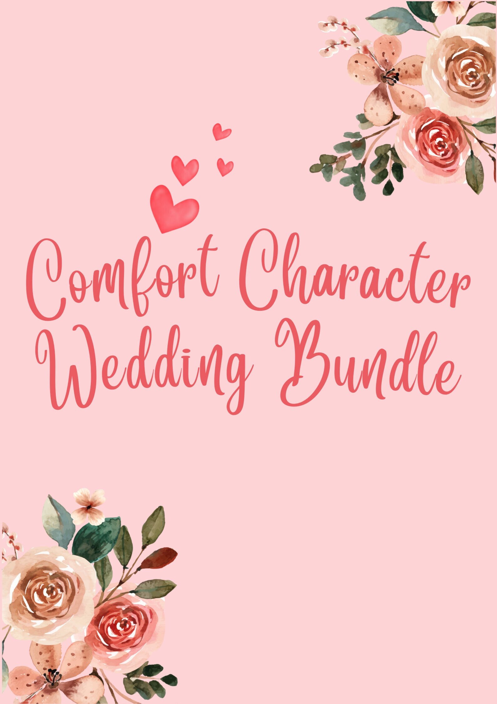 Comfort Character Wedding Bundle - Etsy Canada