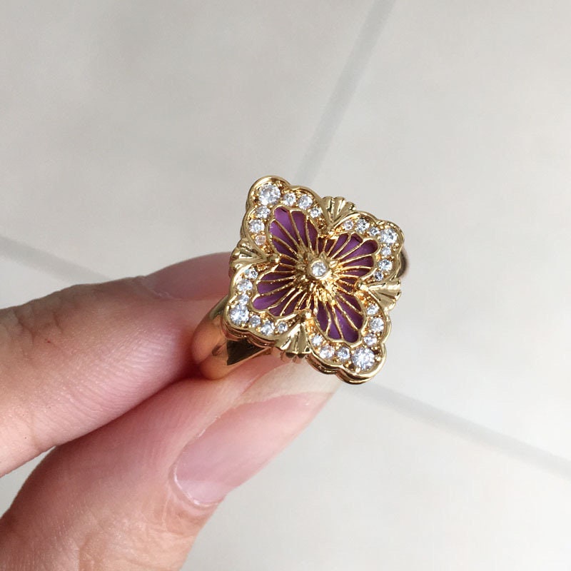 Delicate Temperament Drawing Art Opera Ring Buccellati Style, Best Selling Jewelry, Trending ...