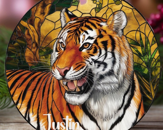 Tiger Friendship Gift, Tiger Ornament, Tiger Friendship Message, Tiger ...