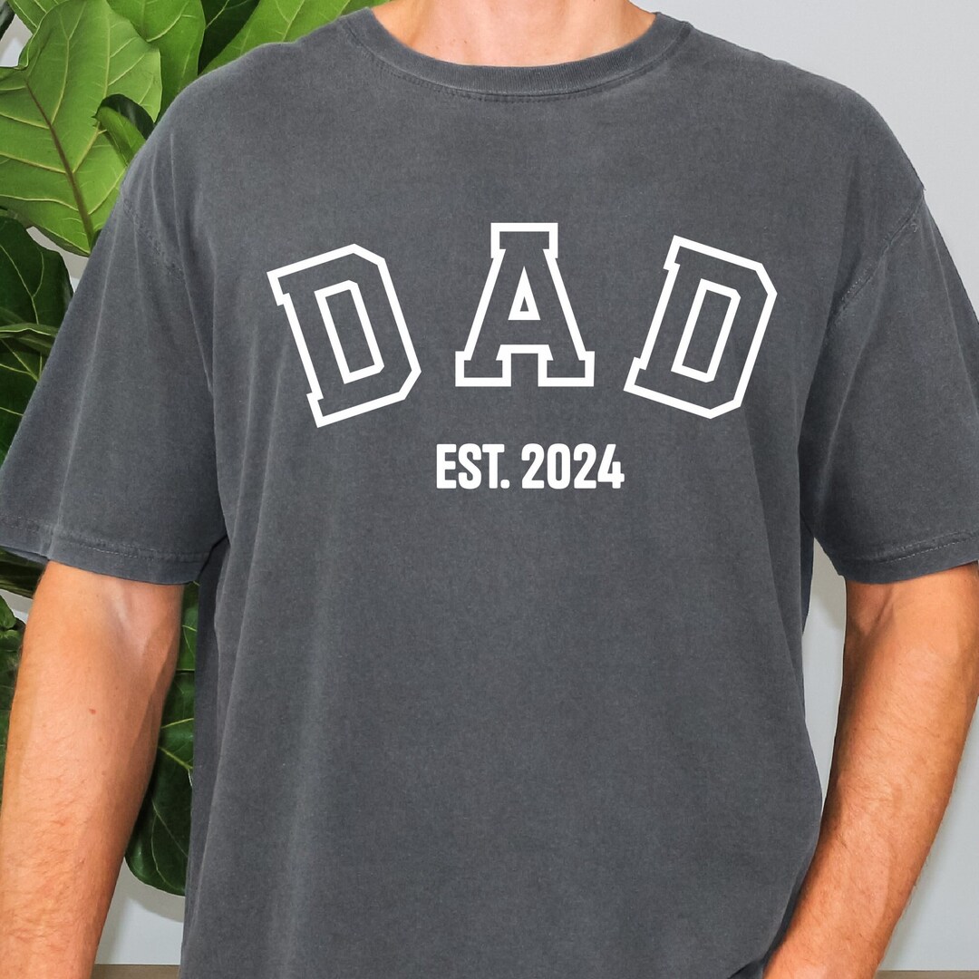 Dad Established 2024, 1st Fathers Day Gift, First Time Dad Gift, Gift ...