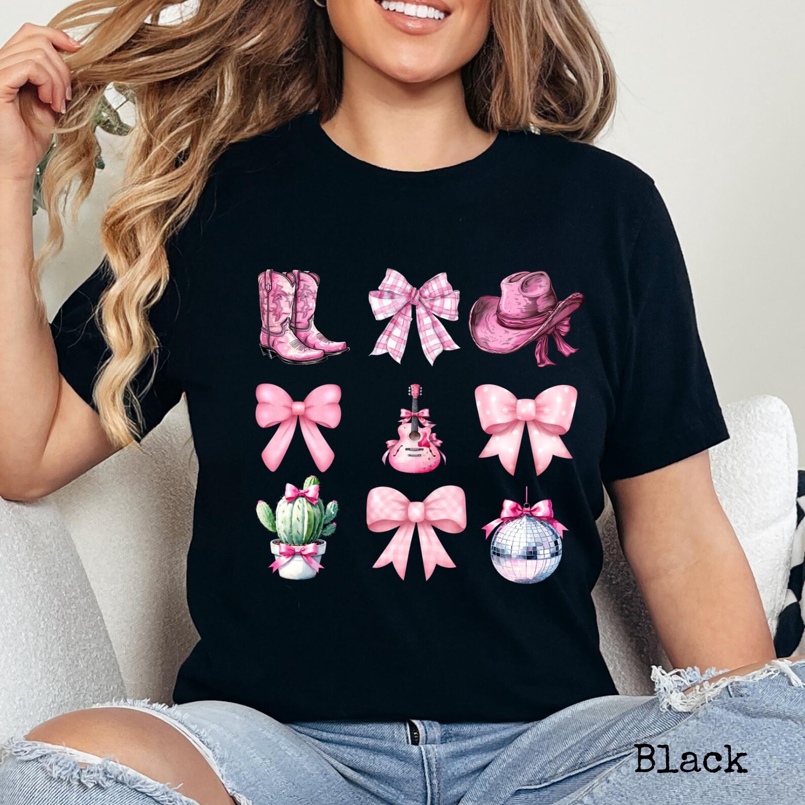 Coquette Cowgirl Shirt, Coquette Western Shirt, Coastal Cowgirl Shirt ...