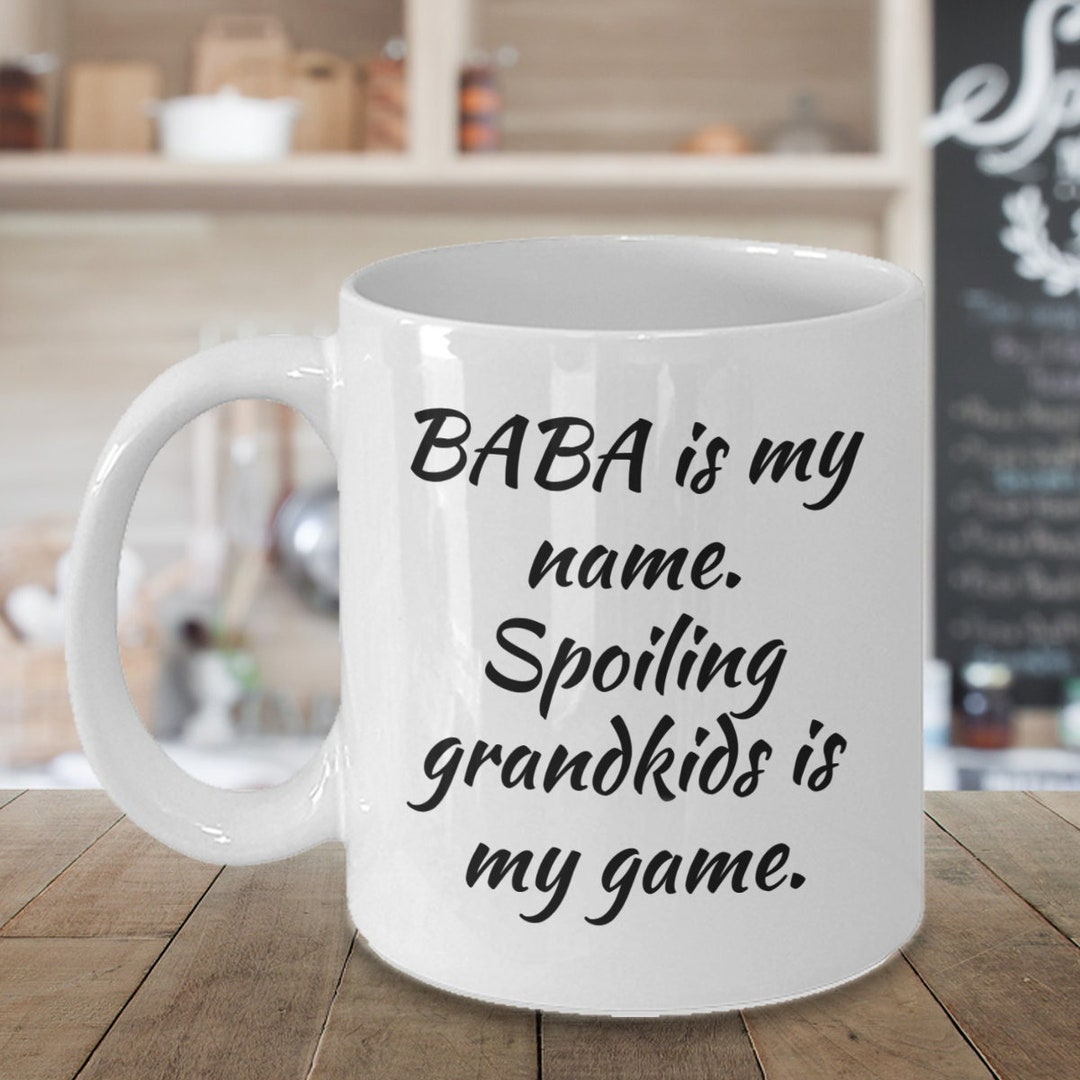 Baba, Baba Grandma Gift, Baba Grandmother, Baba Mug, Baba Gift, Grandma ...