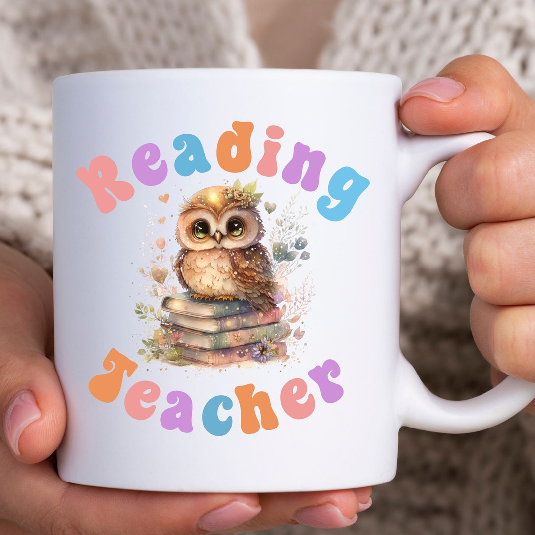 Reading Teacher, Reading Teacher Gift, Reading Teacher Mug, Reading ...