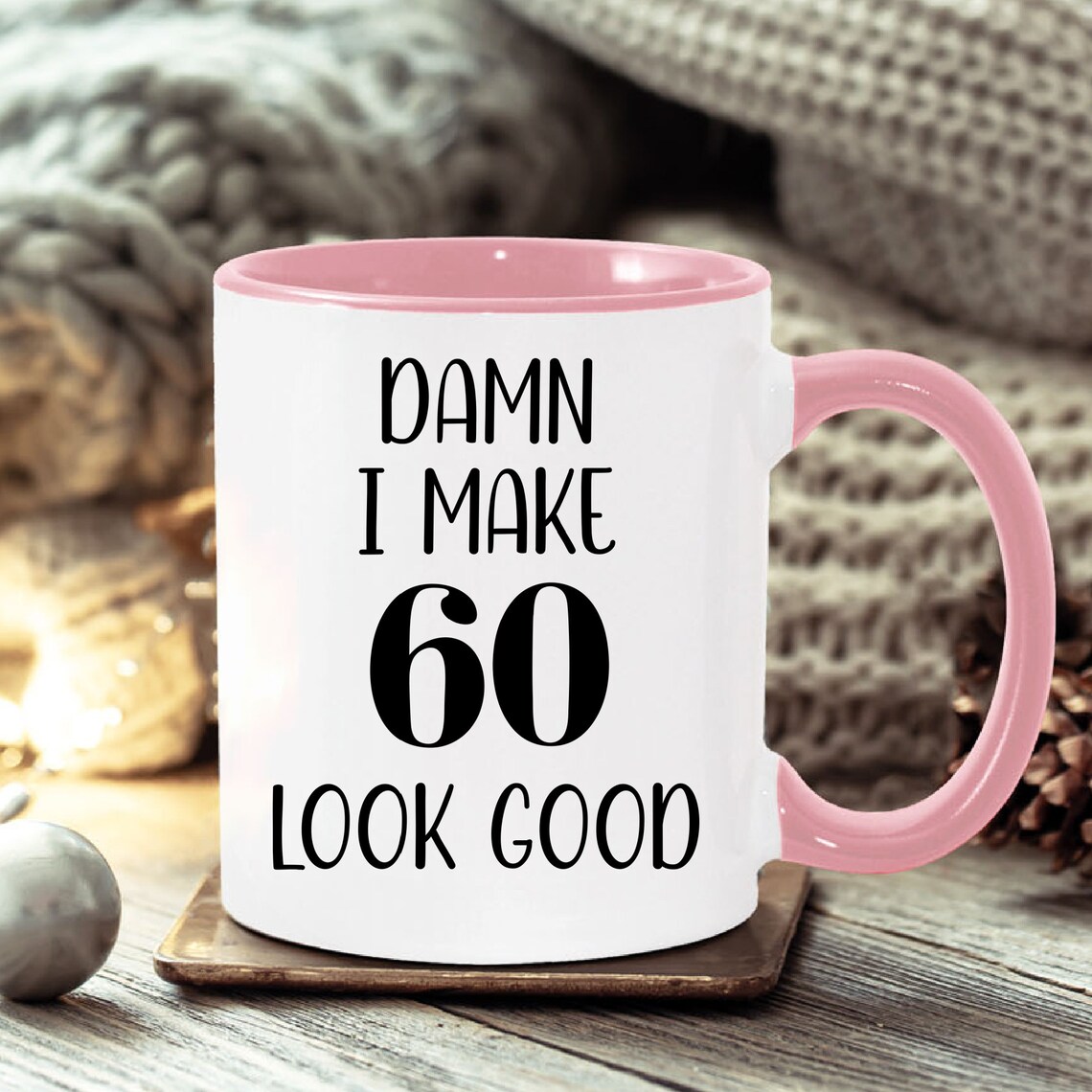 60th Birthday, 60th Birthday Mug, 60th Birthday Gift for Men, 60th ...