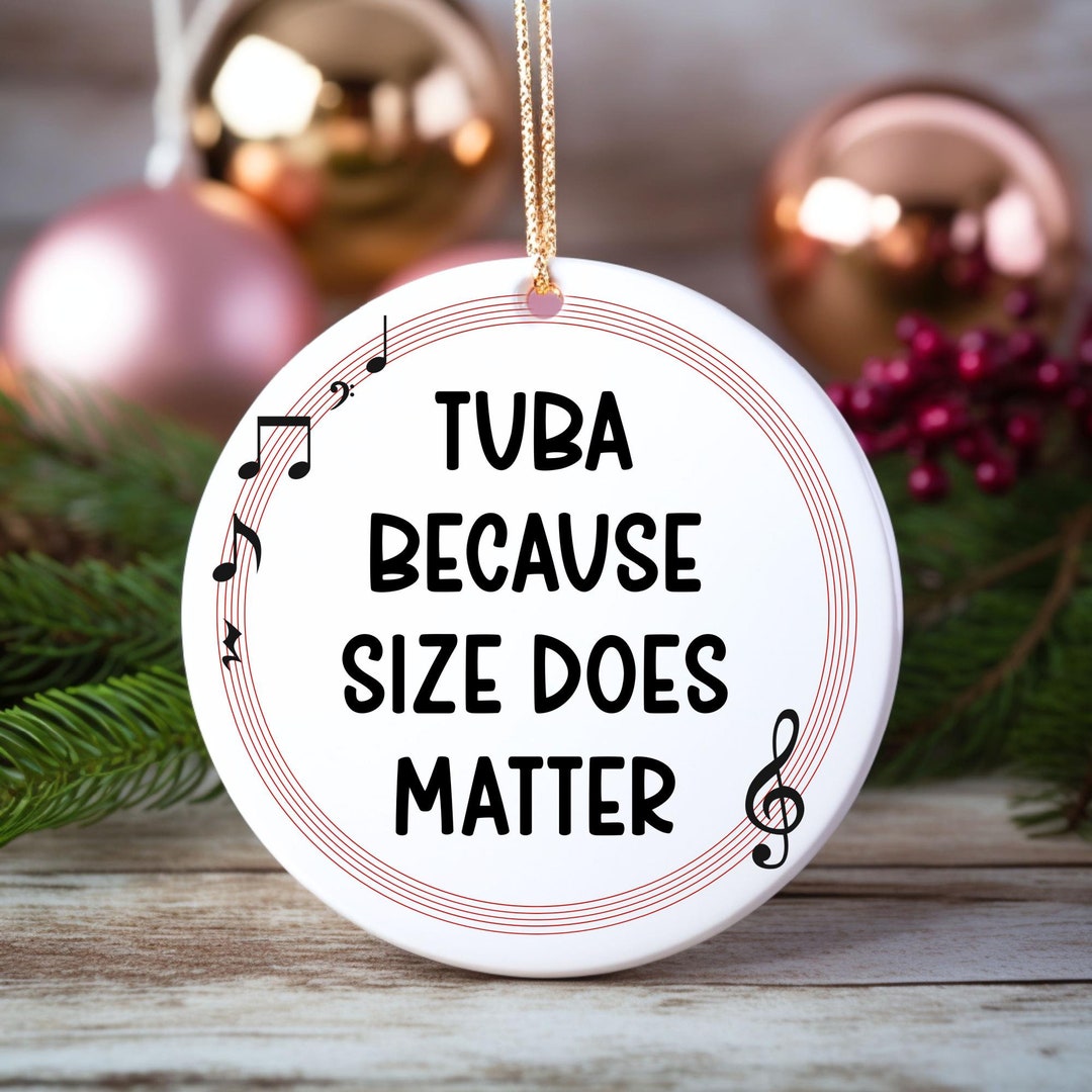 Tuba Christmas Ornament, Tuba Player Ornament, Tuba Player Keepsake ...