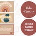 Boho Classroom Painted Banner Template - Etsy