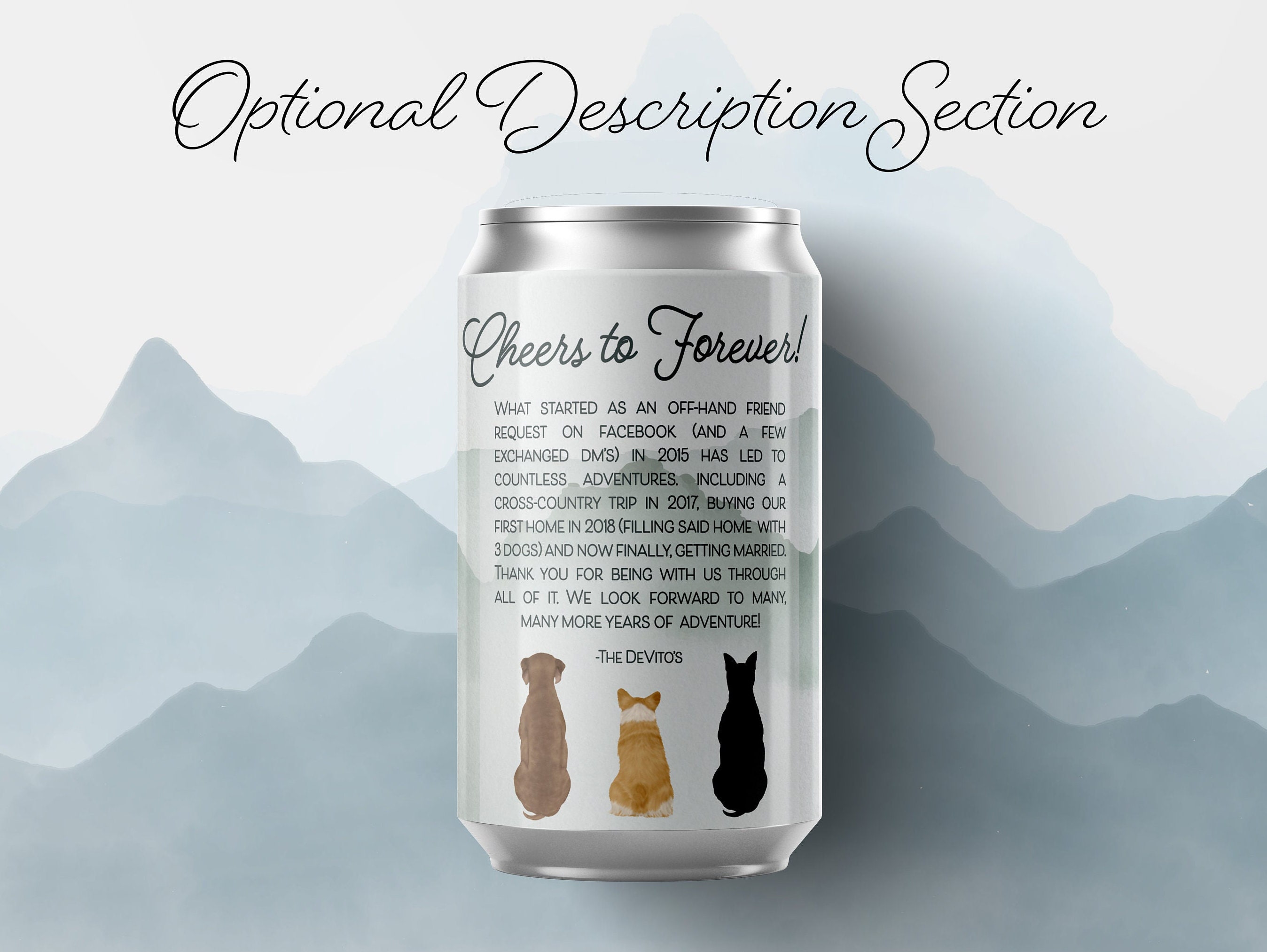Custom Beer Label for Wedding, Anniversary, Engagement, Etc. - Etsy