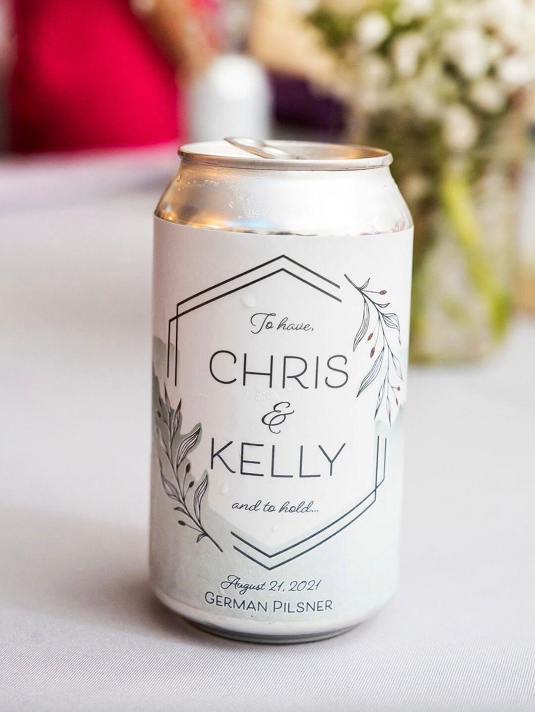 Custom Beer Label for Wedding, Anniversary, Engagement, Etc. - Etsy