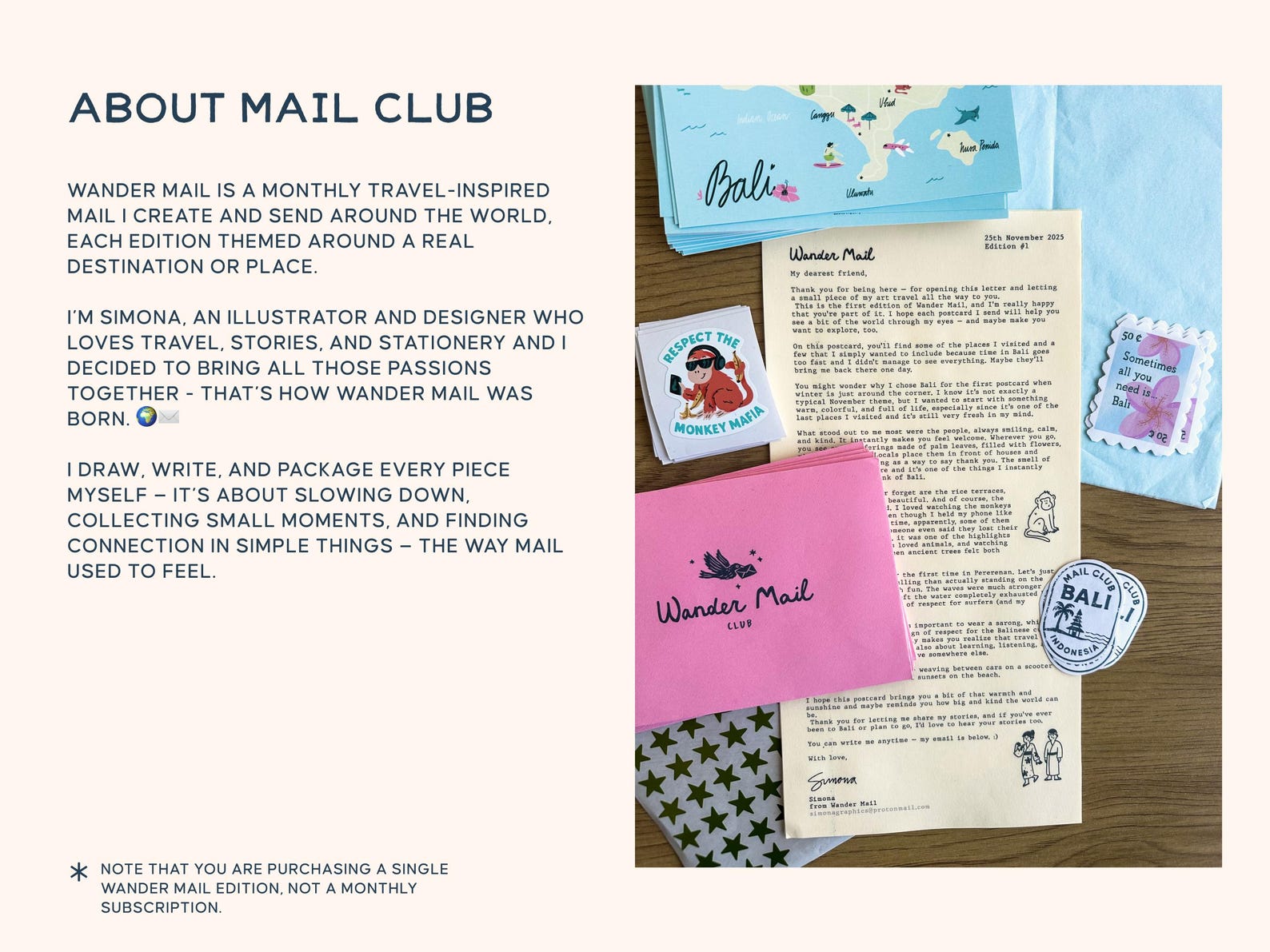 Hand Illustrated Snail Mail Club, Sticker Club, Letter, Art Print ...