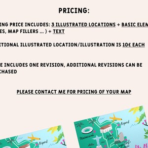 Custom Hand Illustrated Wedding Invitation Map, Save the Date, Welcome ...