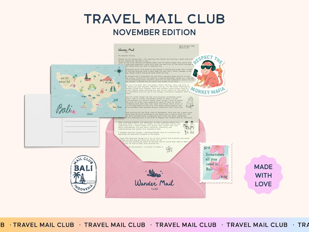 Hand Illustrated Snail Mail Club, Sticker Club, Letter, Art Print ...