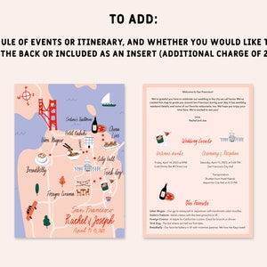 Custom Hand Illustrated Business Map, Place Map, Welcome Map, Itinerary ...