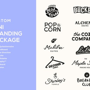 Mini Custom Brand Identity Package, Visual Identity, Branding for ...