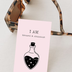 Printable Success Affirmation Cards Goal Achievement Mindset ...