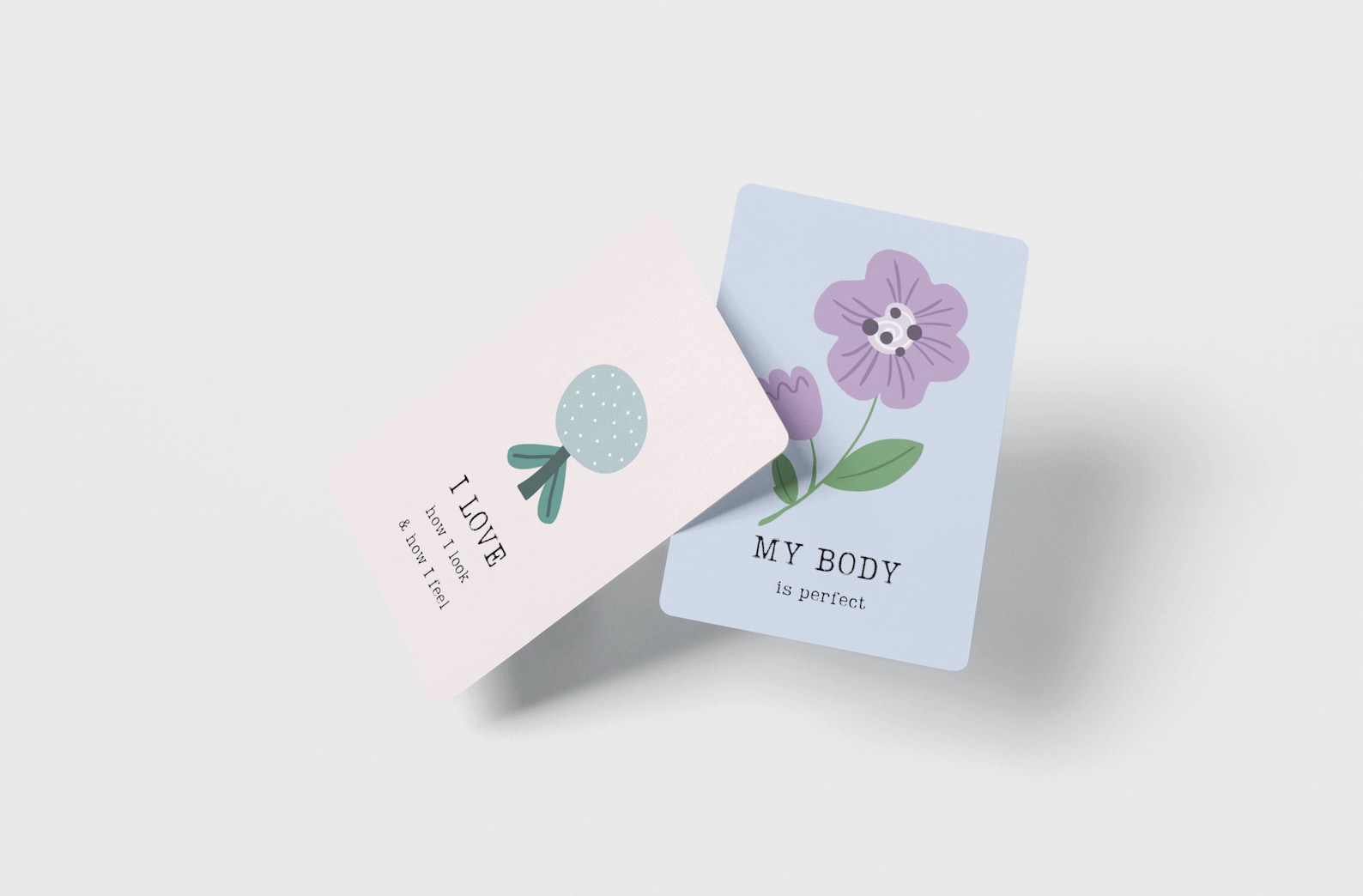 Positive Body Image Cards for Self Esteem Body Confidence Affirmation ...