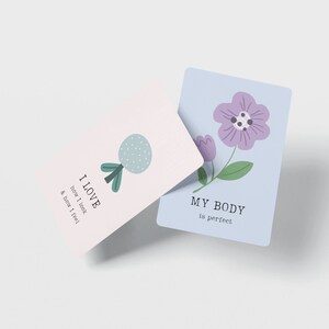 Positive Body Image Cards for Self Esteem Body Confidence Affirmation ...