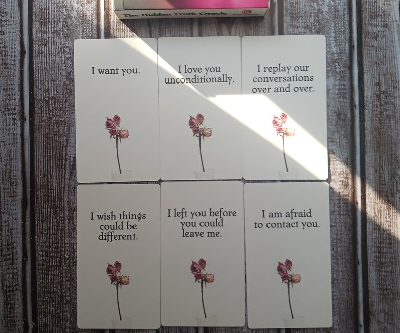 12 CARD PULL ONLY Channeled Messages Hidden Truth Messages Intuitive ...