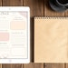 Daily Check in Journal Fillable PDF Daily Journal Page Check in ...