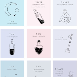 Printable Success Affirmation Cards Goal Achievement Mindset ...