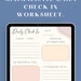 Daily Check in Journal Fillable PDF Daily Journal Page Check in ...