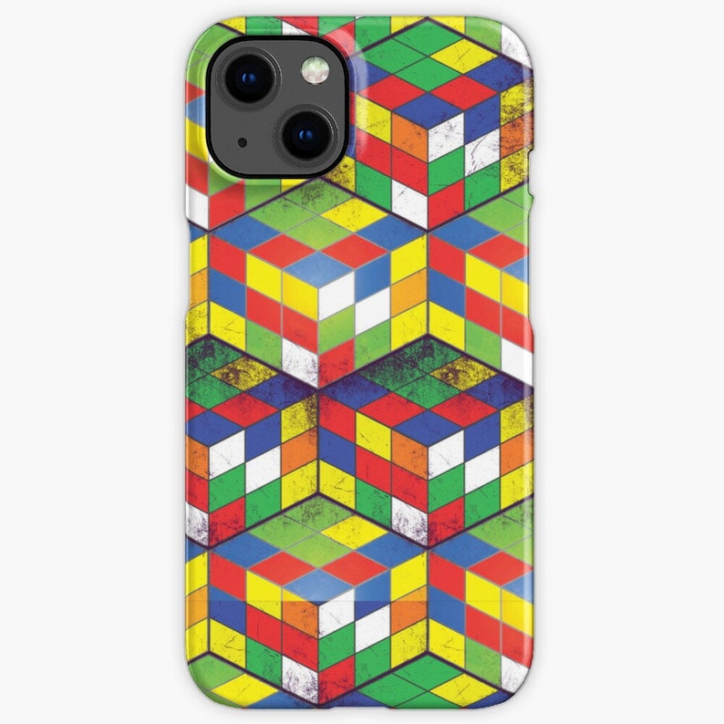 Seamless Rubik's Cube Abstract Cubism Pattern - Etsy
