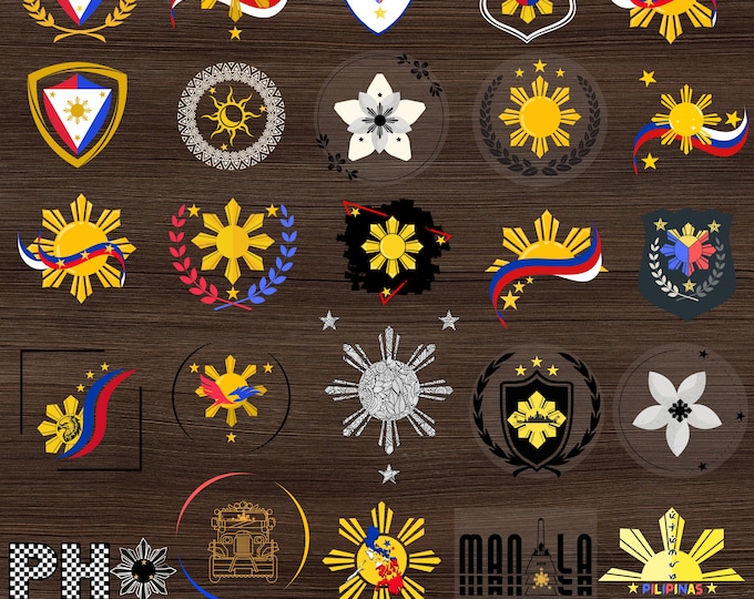 Philippine Map Clip Art: Camouflage & Floral Designs (digital Download ...