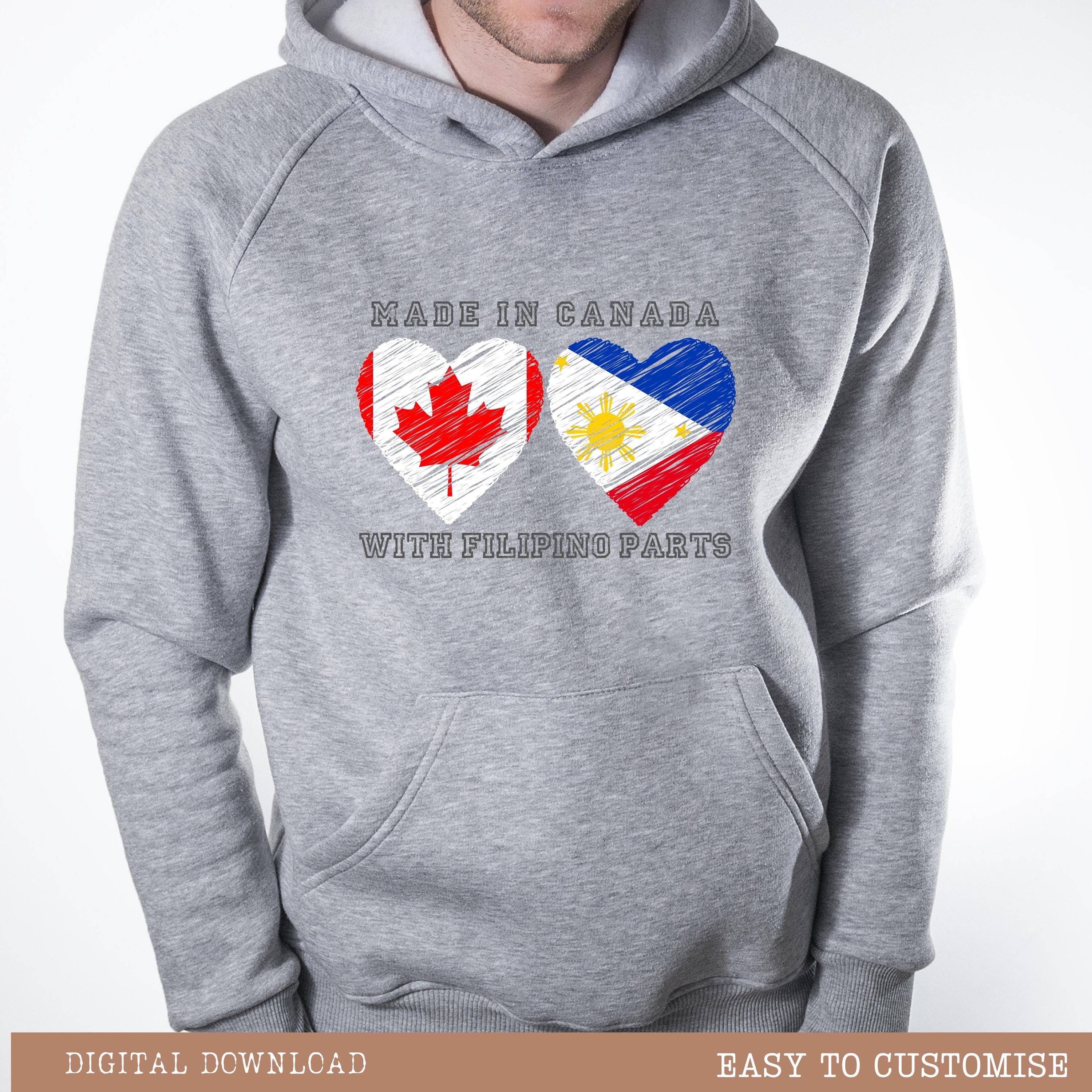 Filipino Canada Flags PNG Bundle: Philippines Maple Leaf Art (digital ...