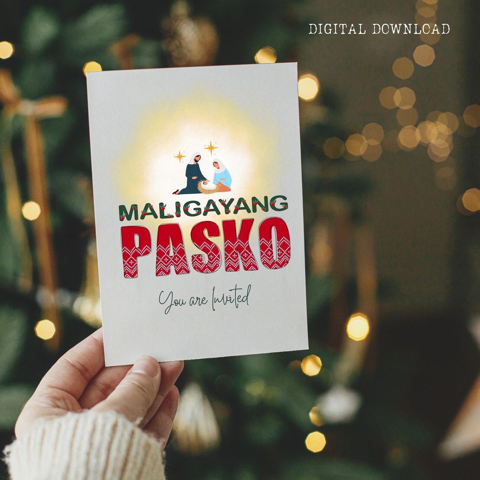 Filipino Christmas Ornaments, Maligayang Pasko Png, Appreciation ...