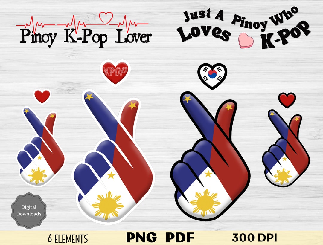 Philippines Flag PNG, Filipino Flag, Pinoy K-pop Lover Shirt Printable ...