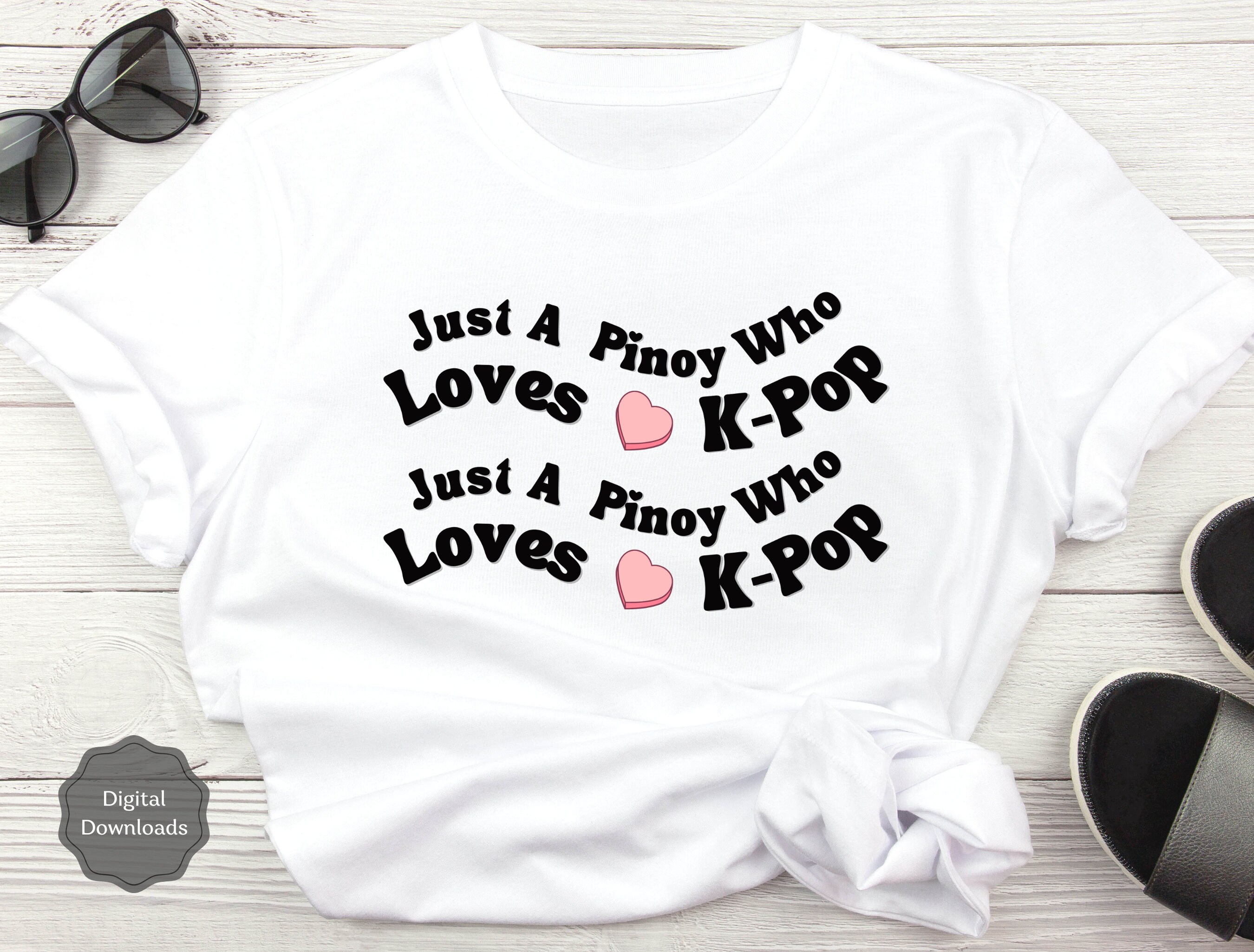 Philippines Flag PNG, Filipino Flag, Pinoy K-pop Lover Shirt Printable ...