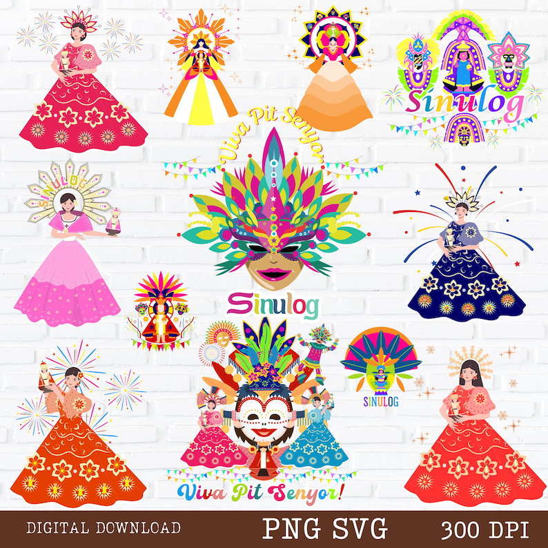 Philippine Sinulog Celebration Png, Sinulog-santo Niño Festival Clip ...