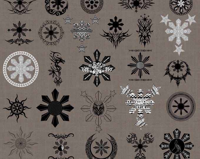 Tribal Philippines Sun .PNG and .SVG Files | Digital Download - Etsy Canada