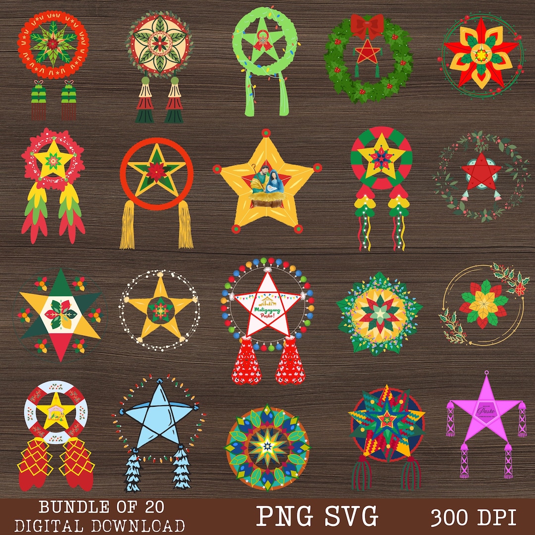 Philippine Christmas Parol PNG SVG Clip Arts, Funny Filipino Christmas ...