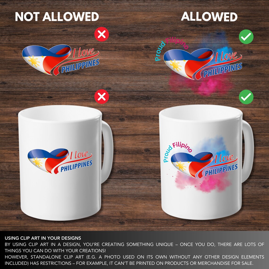 Philippines Flags Filipino Flag Heart PNG Sublimation Designs Bundle of ...