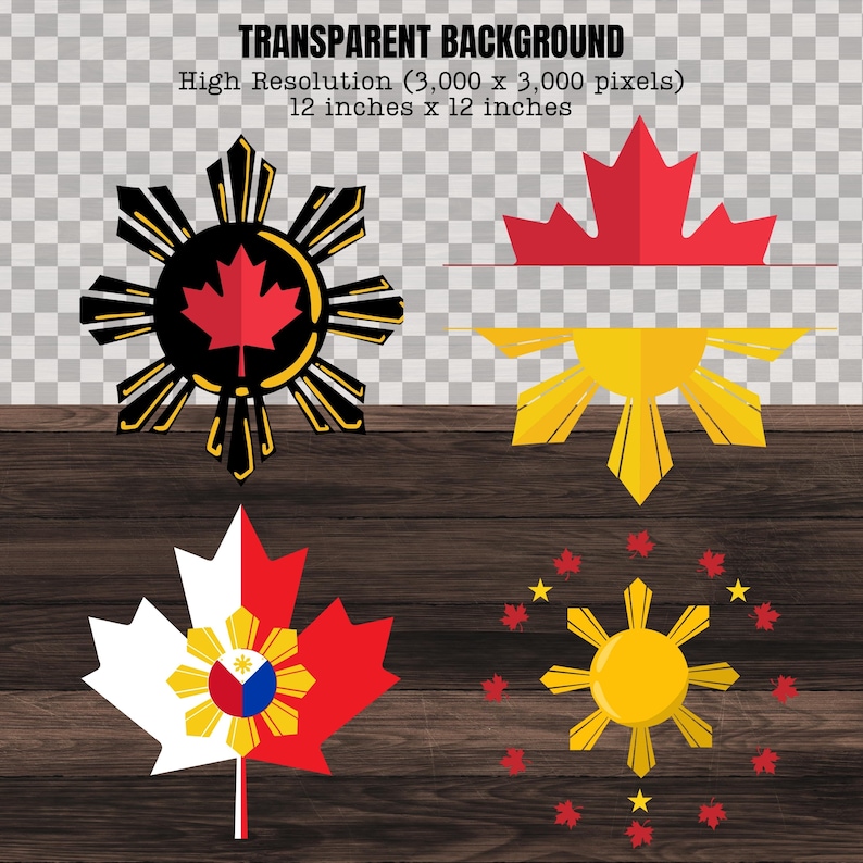 Philippines Canada Flags SVG Logo Pintables, Filipino Canada PNG Shirt ...