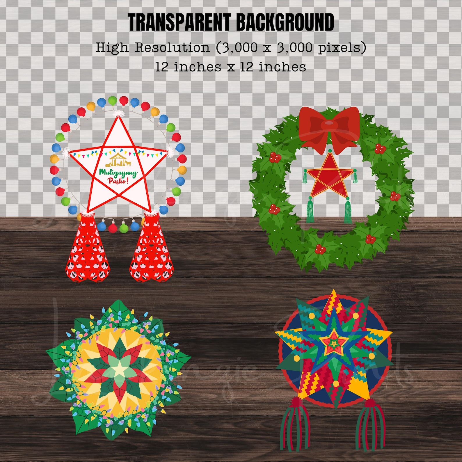 Philippine Christmas Parol PNG SVG Clip Arts, Funny Filipino Christmas ...