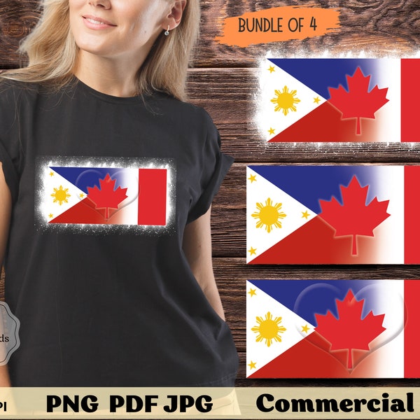 Philippine Canada Flag - Etsy UK