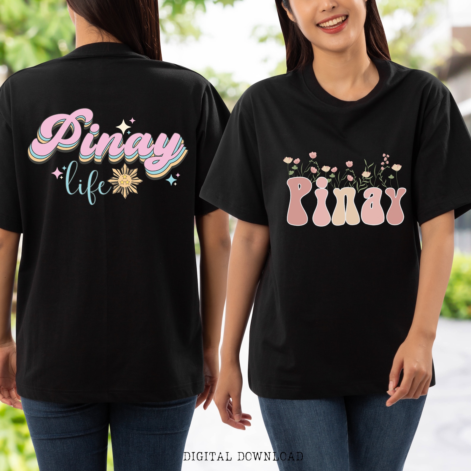 Philippines Retro PNG Bundle: Groovy Filipino Clip Art (digital ...