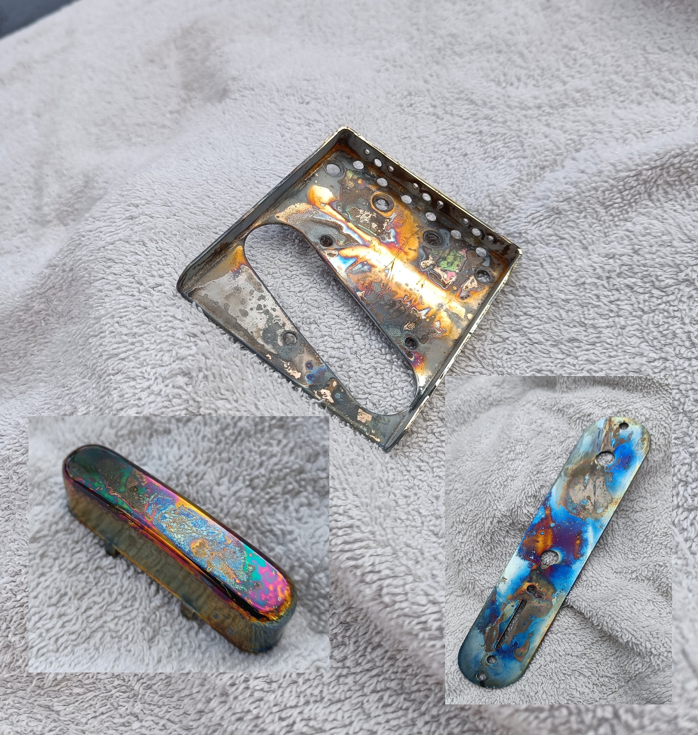 Leo B's Custom Made Vintage Burnt Chrome Telecaster Style Set - Etsy