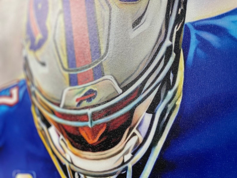 Josh Allen Buffalo Bills Canvas Art - Etsy