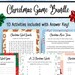 Printable Christmas Game Bundle, Christmas Trivia, Holiday Games, for ...