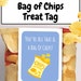Bag of Chips Treat Tag, Teacher Appreciation Week, Staff Appreciation ...
