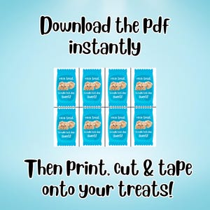 Testing Day Snack Tag, Classroom Treat Tag, Crispy Rice Treats, Good ...