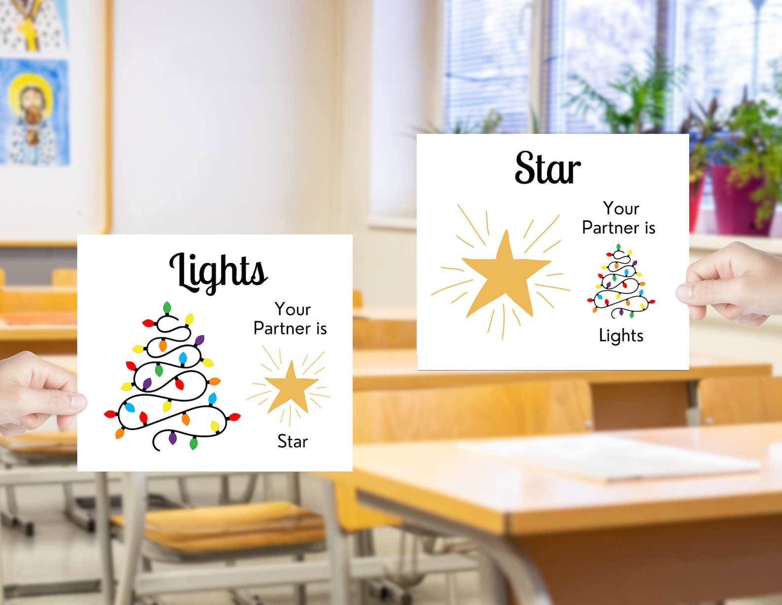 Christmas Partner Pairing Cards, Group Pairing and Matching Cards ...