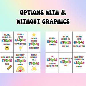 STAAR Testing Encouragement Notes, STAAR Testing Printable Snack Tags ...