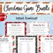 Printable Christmas Game Bundle, Christmas Trivia, Holiday Games, for ...