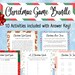 Printable Christmas Game Bundle, Christmas Trivia, Holiday Games, for ...
