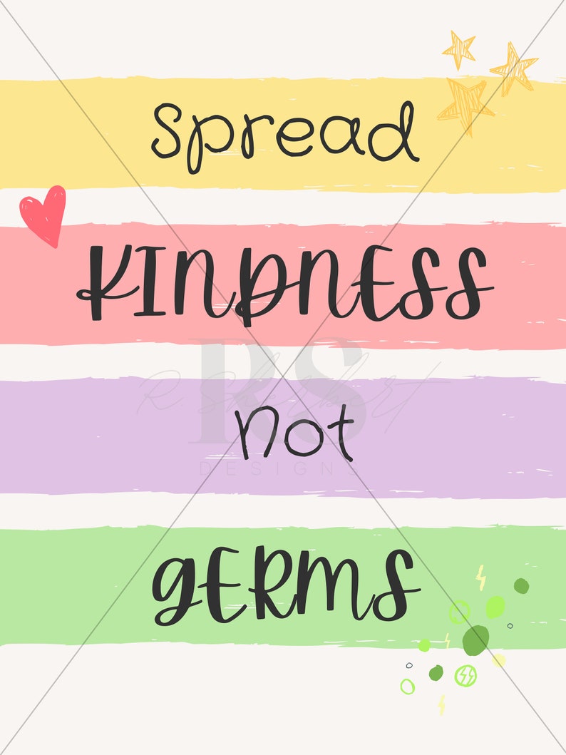 School Nurse Print Bundle, Set of 5, Rainbow Design, Clinic Decor ...