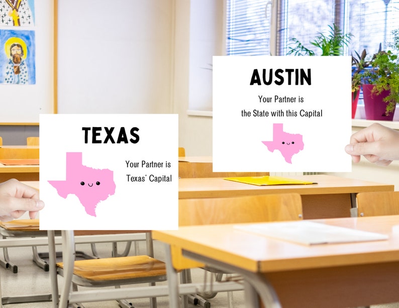 United States Capital Pairing Cards, Partner Pairing Cards, Fifty ...